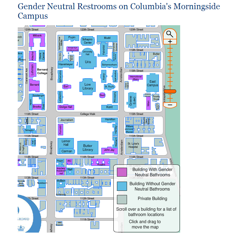 Columbia to Provide Gender Neutral Bathrooms in Lerner and Dorms – Bwog