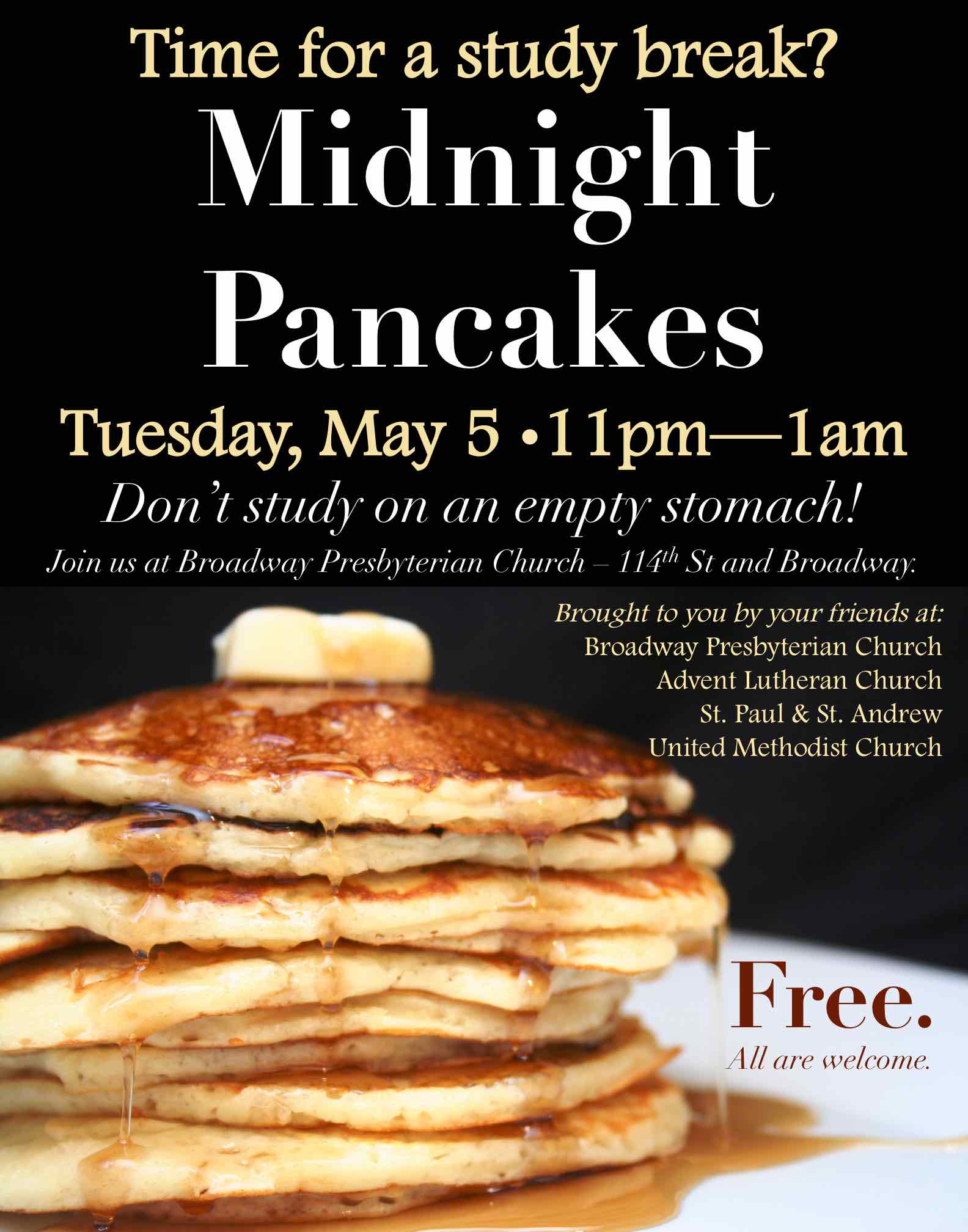 Midnight Pancakes Tonight! – Bwog