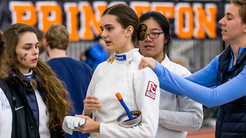 Barnard Fencer Anne Cebula's Experience With "Physical Chess" – Bwog