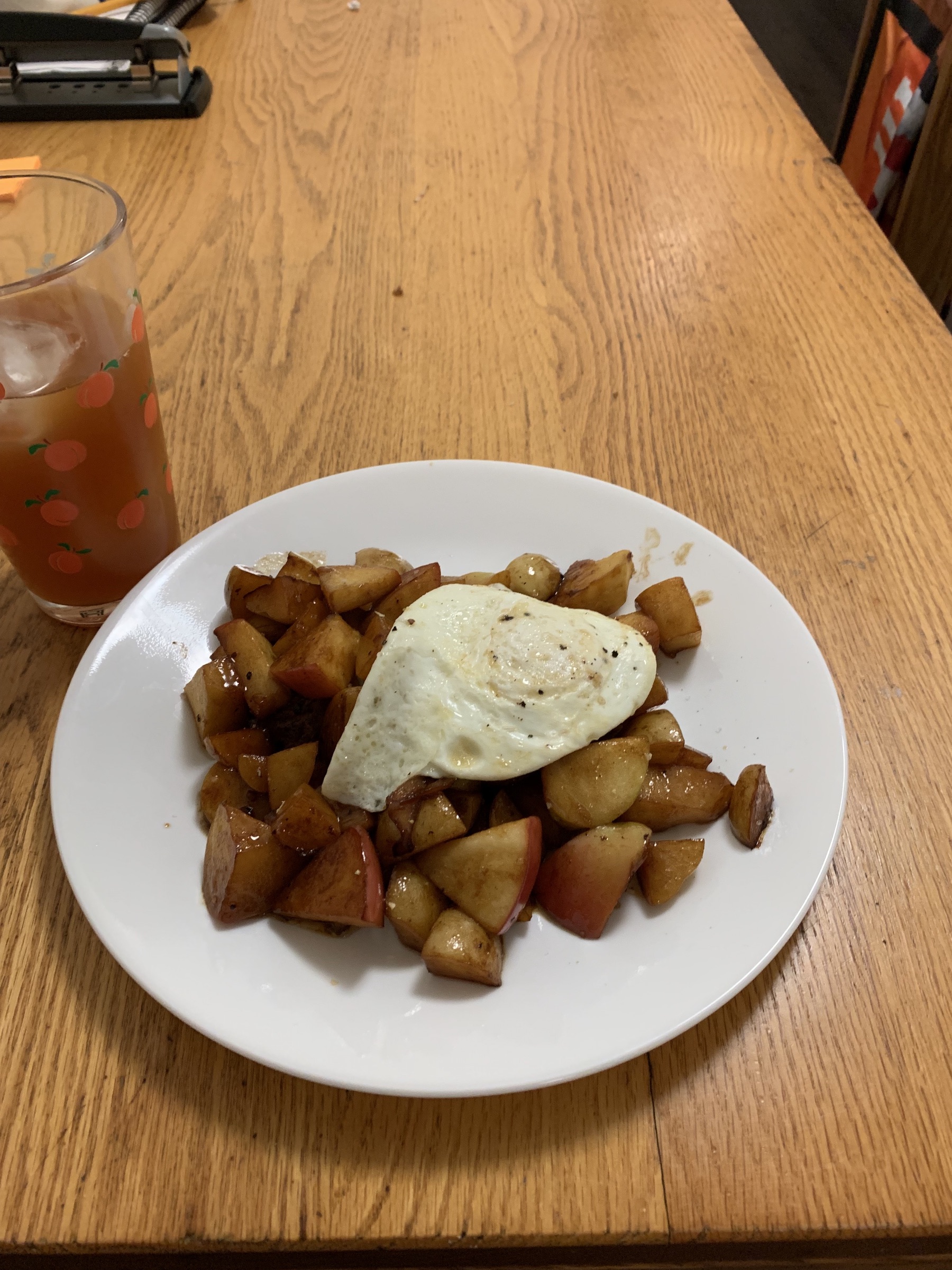 Cooking With Bwog: Apple Potato Fries Feat. A Fried Egg – Bwog
