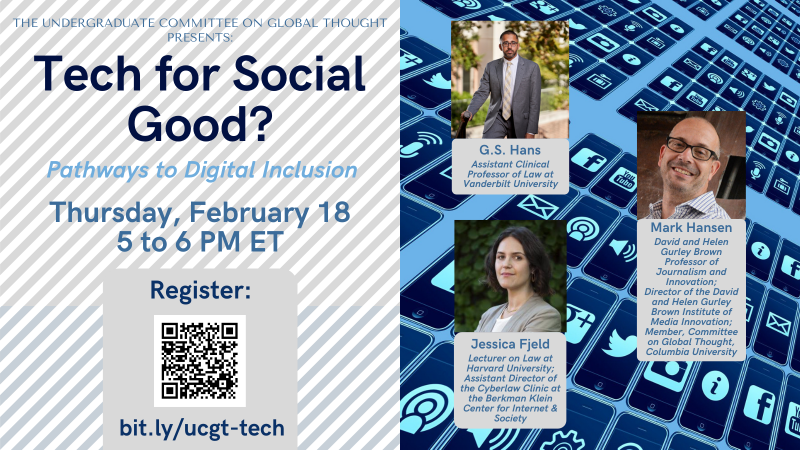 Tech For Social Good? A Discussion On The Global Implications Of The ...