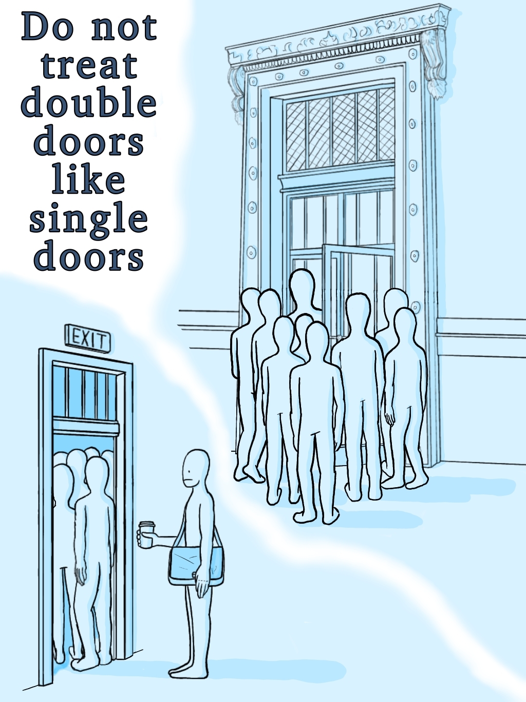 How To Use Double Doors: An Illustrated Guide – Bwog