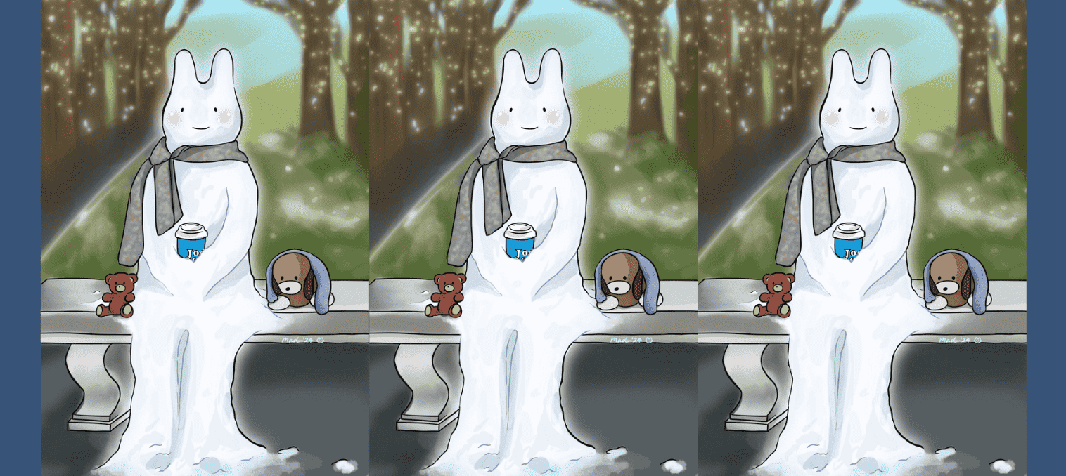 ArtistHop: Snow Bunny Sticker Creator – Bwog