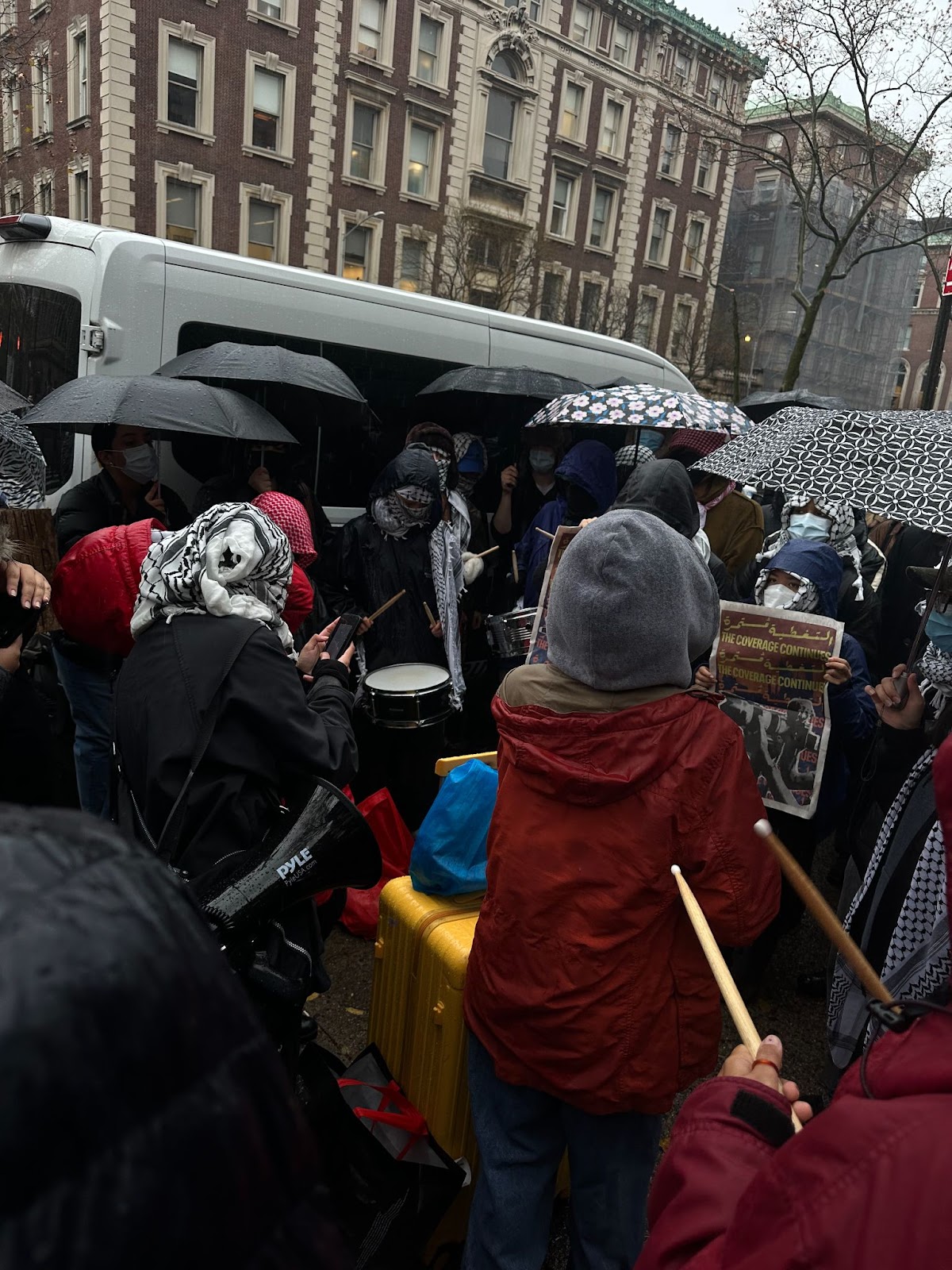 CUAD Holds Protest Calling For Barnard Divestment, Administration ...